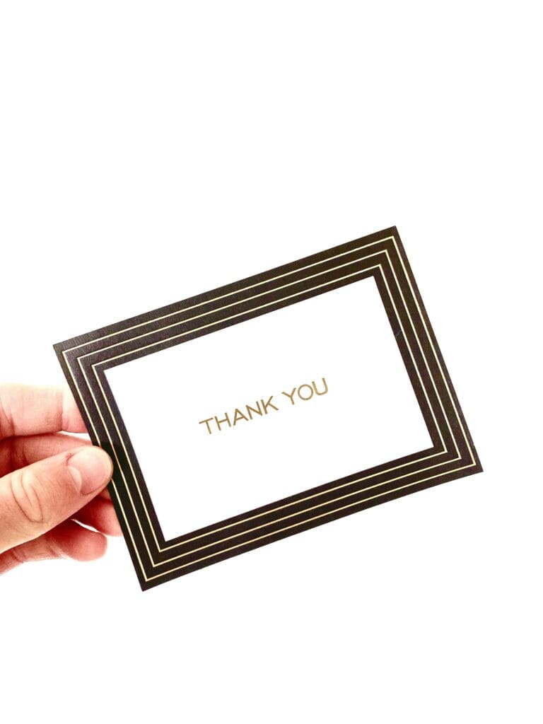 Writable Coated Greeting Cards